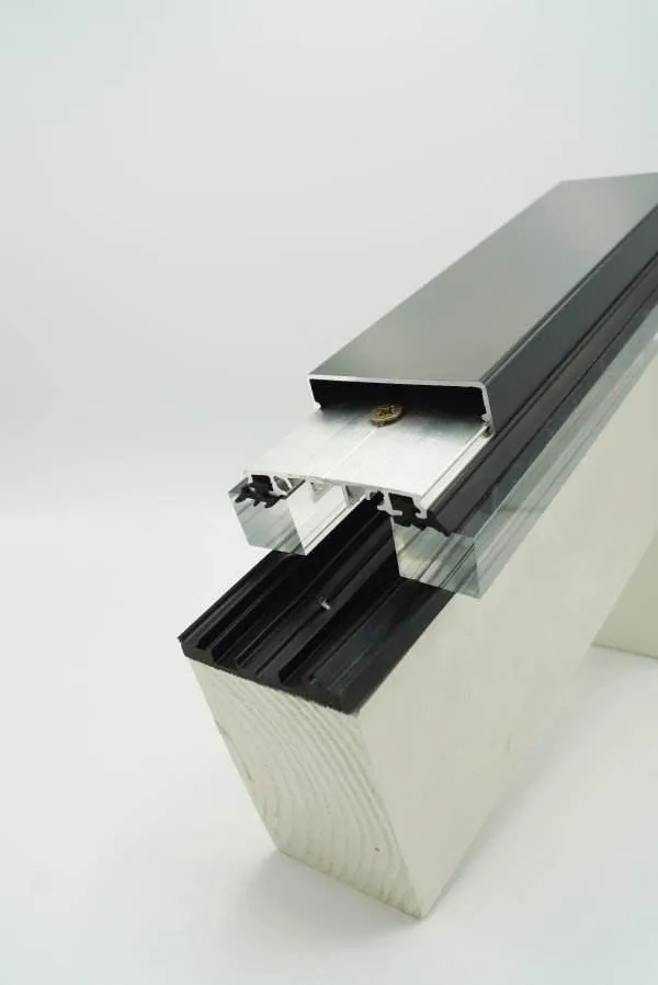 NR01- Glasprofiel compleet (60 mm) - Glasprofielen